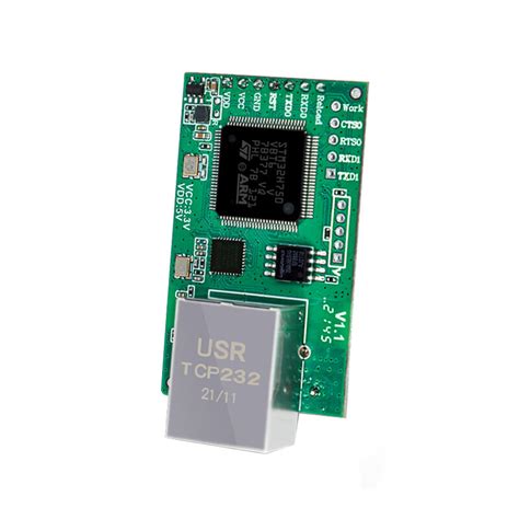 듀얼 Ttl Uart 이더넷 모듈 Usr Tcp232 E2 직렬 이더넷 변환기 지지대 Modbus Mqtt Ssl로 전송 및 케이블