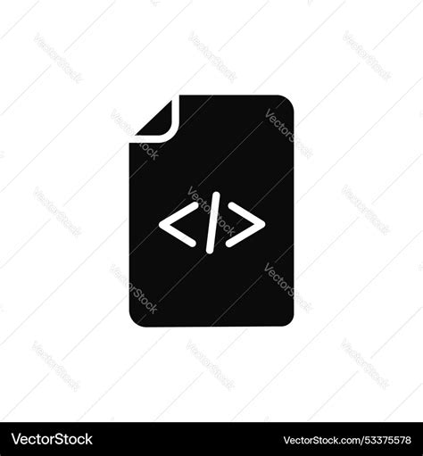Html Script Icon Set Code Tag And Web Programming Vector Image