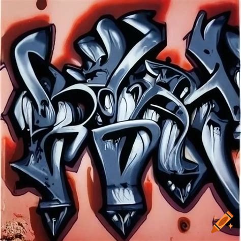 Graffiti Art With Gothic Y2k Style On Craiyon