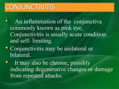 Conjunctivitis Pptx
