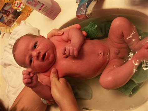 Pict4863 Lukes First Bath You Gotta Love The Looks That Flickr
