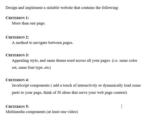 solved design and implement a suitable website that contains
