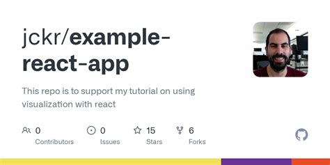 Github Jckr Example React App This Repo Is To Support My Tutorial On Using Visualization With