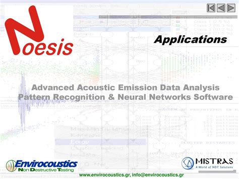 Applications Advanced Acoustic Emission Data Analysis Pattern Recognition And Neural Networks