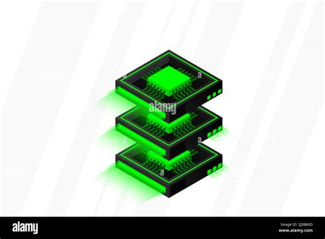 Quantum Computer Large Data Processing Server Room Artificial
