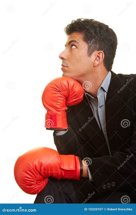 Thinker Pose Stock Image Image Of Manager Businessman 10320107