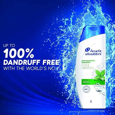 Head And Shoulders Anti Dandruff Cool Menthol Shampoo 180ml