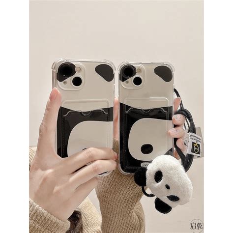 Jual Card Holder Panda Texture Soft Casing Hp Redmi A5 Note 14 13 Pro