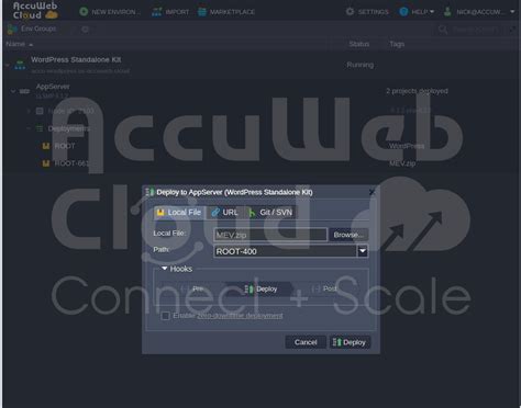 Accuwebcloud Environment Deployment Guide Accuweb Cloud