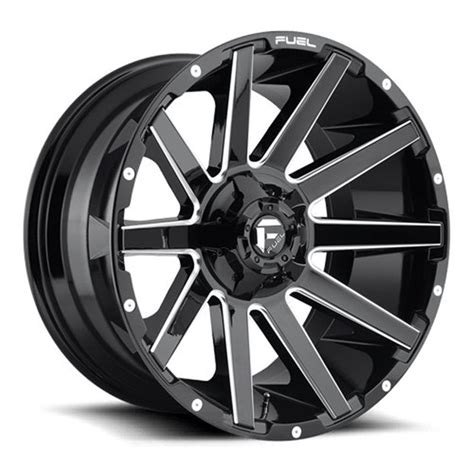 Fuel Off Road D615 Contra 18x90 Et1 Gloss Black Milled Truck Expert