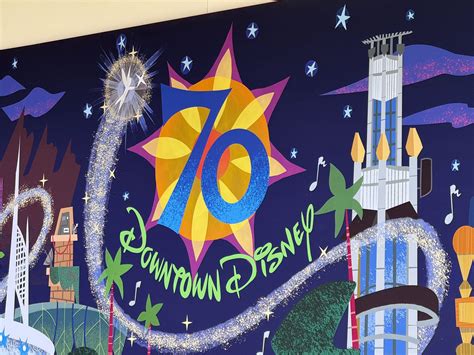 Disneyland Resort Gets New 70th Anniversary Banners Mural Character