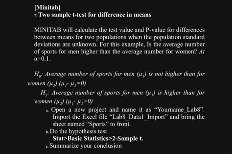 Solved Please Help Me Solve This Ste By Step In Minitab