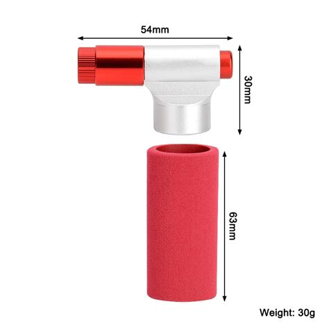 16g Hand Pump Aluminum Co2 Bike Pump Emergency Mini Bicycle Inflator