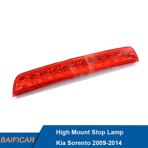 Baificar 신제품 정품 하이 마운트 스톱 램프 Hms 3rd 브레이크 라이트 기아 쏘렌토 2009 2014 용 스포일러 92700 2p000 포함시그널 램프