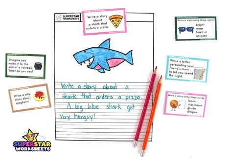3rd Grade Writing Prompts Worksheets Pdf