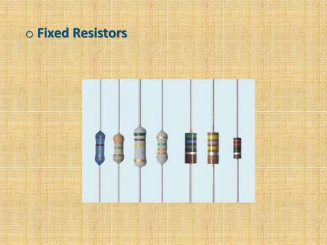 Ppt Chapter 1 Quick Review Over Electronics And Electric Components