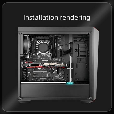 Computer Case Graphics Card Fixed Support Bracket Aluminum Alloy High Quality Upgraded Texture