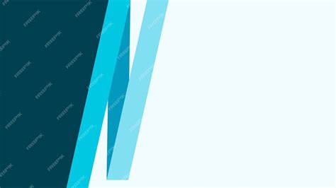 Free Vector Blue Geometric Blank Background Vector For Business