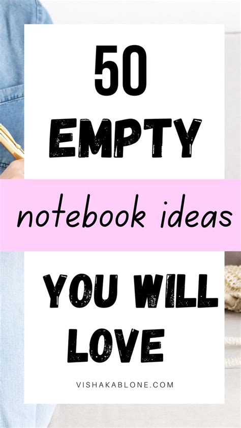 50 Fun Empty Notebook Ideas To Fill Your Blank Notebooks Artofit