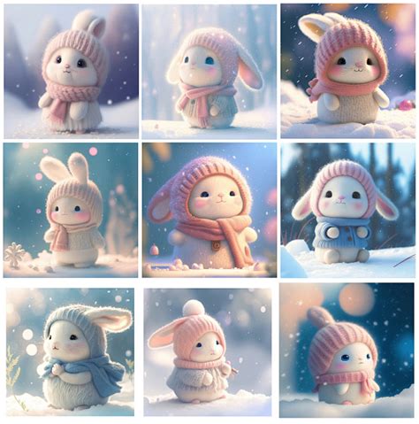 【ai绘图】 兔年 可爱小兔子 兔宝宝