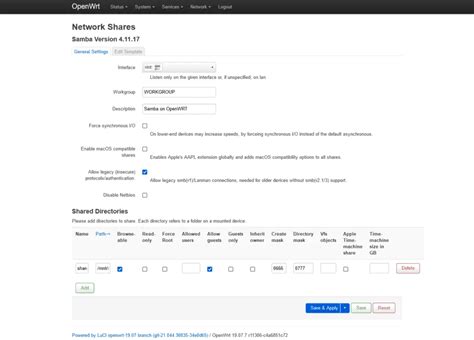 How To Set Up A Samba SMB Windows Share In OpenWrt With LuCi