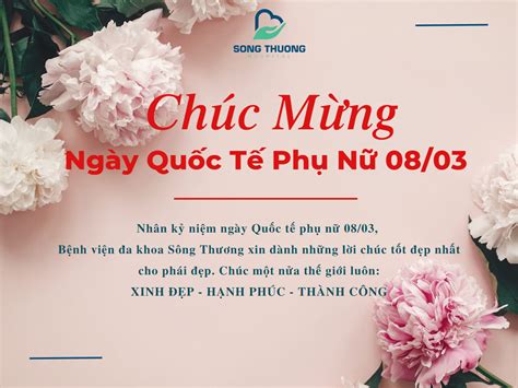 Bệnh Viện đa Khoa Sông Thương ChÚc MỪng NgÀy QuỐc TẾ PhỤ NỮ 8 3