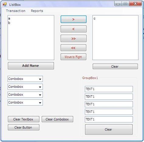 Listview ComboBox And Textbox SourceCodester