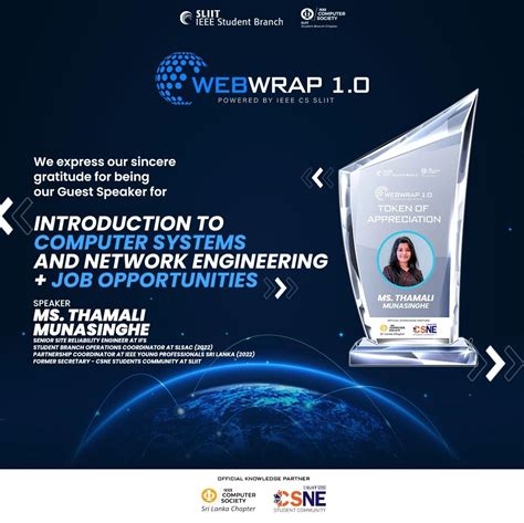 Ieee Computer Society Of Sliit On Linkedin Webwrap1 Ieee Ieeecs
