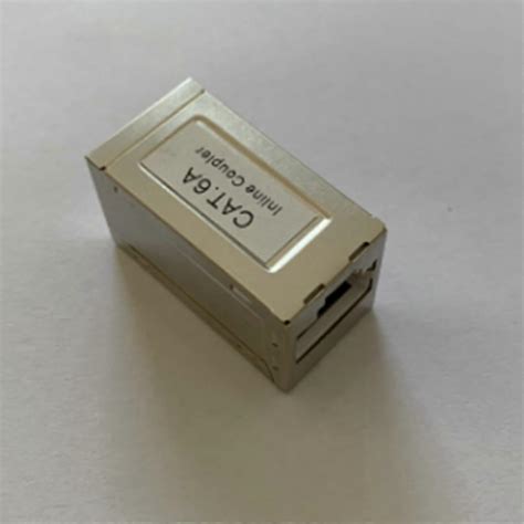 Rj45 Female To Female Cat6a Shielded Coupler Inline Ethernet Coupler
