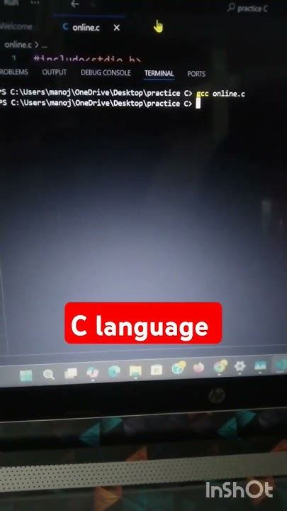 c programming by beginner clanguage programming hacker shorts