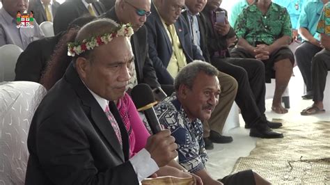 I Boka To His Excellency The President Of Kiribati By Prime Minister Sitiveni Rabuka