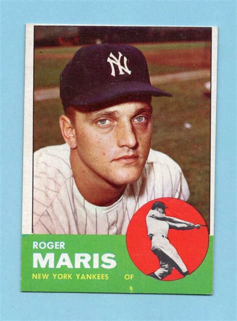 Roger Maris Baseball Card
