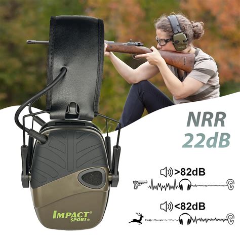 Electronic Ear Protection For Shooting Range With Sound Amplification