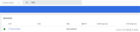Nginx Ingress部署跨命名空间转发ingress 跨namespace Csdn博客