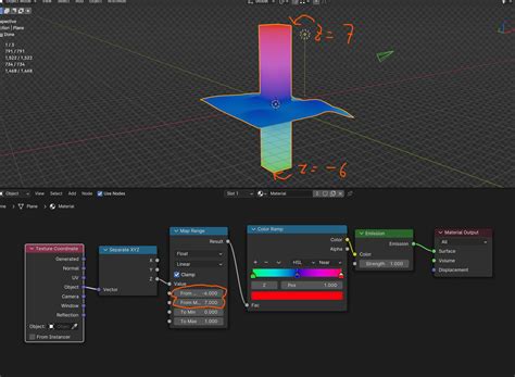 how move color ramp z axis to 0 01 tutorials tips and tricks