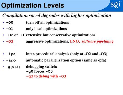 Ppt Compiler Techniques For Single Processor Tuning Powerpoint