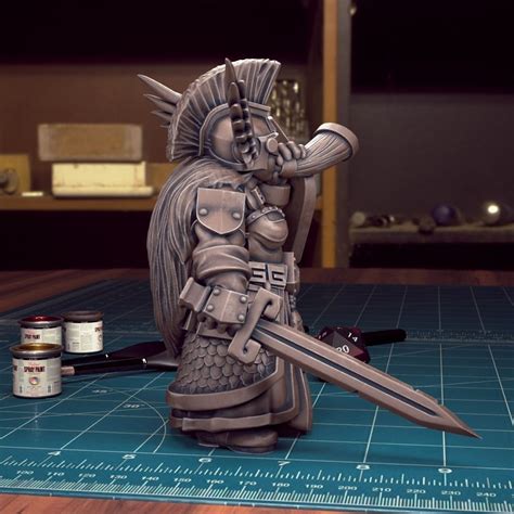 Female Dwarf 02 Pre Supported 3d Model 3d Printable Cgtrader