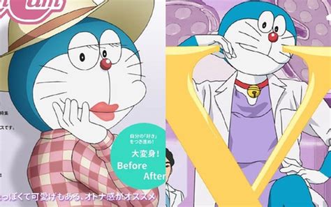 Sốc Với Loạt ảnh Doraemon Chuyển Giới Thành Mỹ Nhân Sexy Khoe Chân