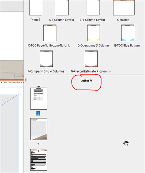 Solved Remove The Letter V Layout In Pages Panel Adobe Product