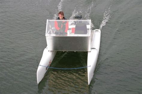 Rowing Solutions Small Power Cat Small Catamarans Pinterest Boat
