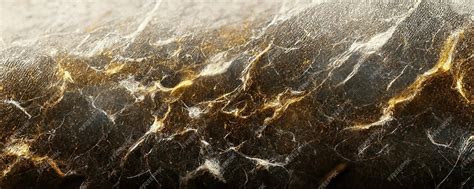 디지털 아트 3d 그림에서 검은색과 금색 물결 모양의 정맥 패턴 텍스처 대리석의 화려한 현대 마블링 그림 추상 디자인 어두운