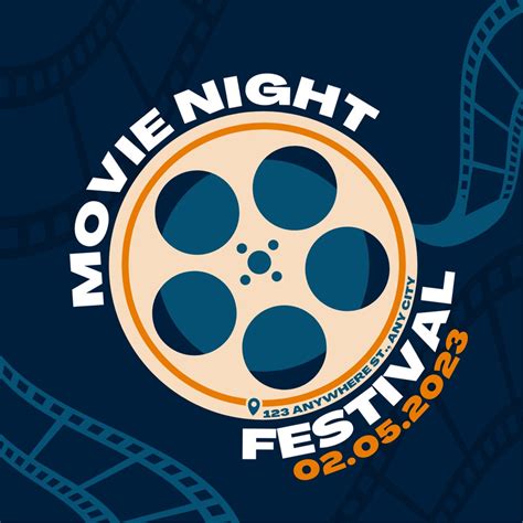 Free Custom Printable Movie Night Invitation Templates Canva