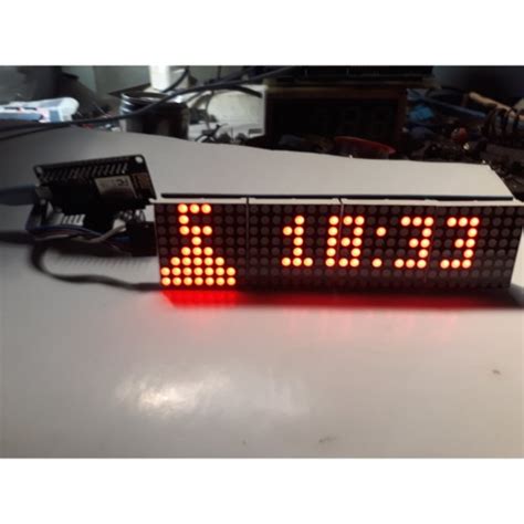 Jual Jam Digital Wifi JWS Max Led Dot Matrix Merah X Kab Jembrana Harris