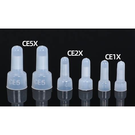 Đầu Cos Nối Dây điện Màu Trắng Ce Ce1 Ce2 Ce5 Ce8 Bịch 100 Cái