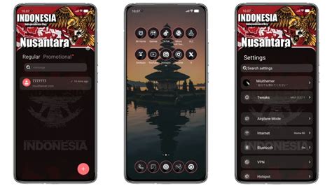 Beautiful Ui Dark Miui Theme Nusantara For Xiaomi And Redmi Phones Miui Themer
