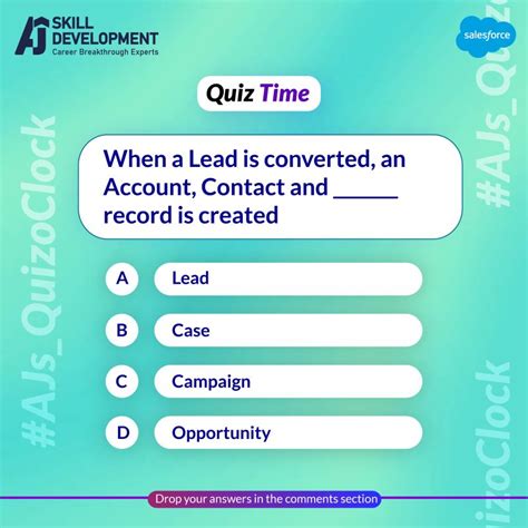 Ajsd Academy The Salesforce Training Hub On Linkedin Salesforcequiz