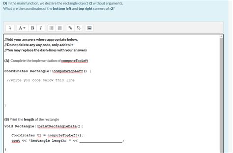 Solved Class Coordinates Private Float X Float Y Class Chegg Com