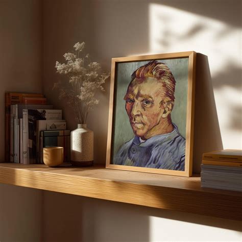 Vincent Van Gogh Self Portrait Without Beard 1889 Art Print Van