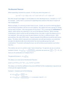 Binomial Theorem Explained Examples Practice Questions