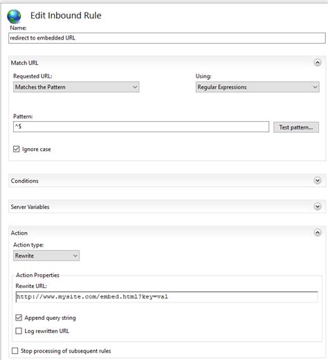Iis Url Redirect When Accessing Domain Stack Overflow